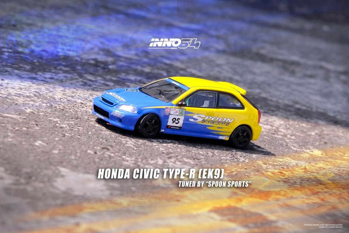 INNO64 HONDA CIVIC TYPE-R EK9 "SPOON SPORTS" – J Toys Hobby