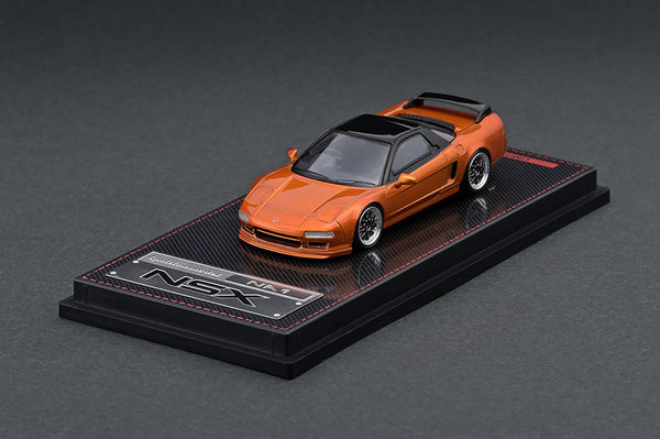 IGNITION MODEL IG 1:64 Honda NSX NA1 Orange Metallic / BBS LM IG1942 ...